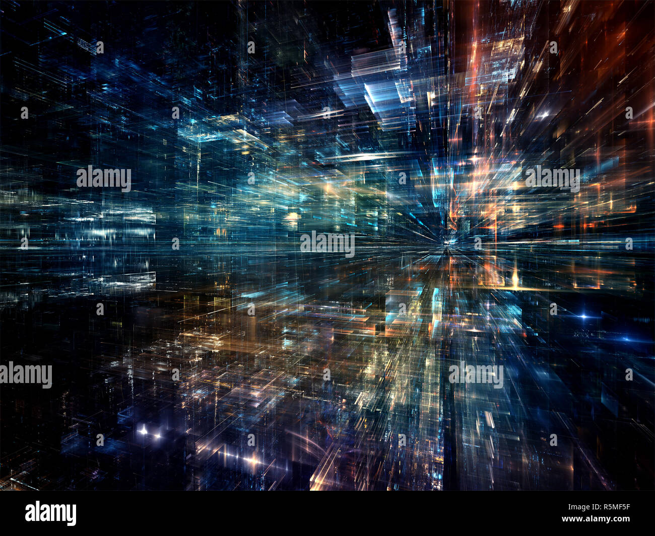 Fire of Digital World Stock Photo - Alamy