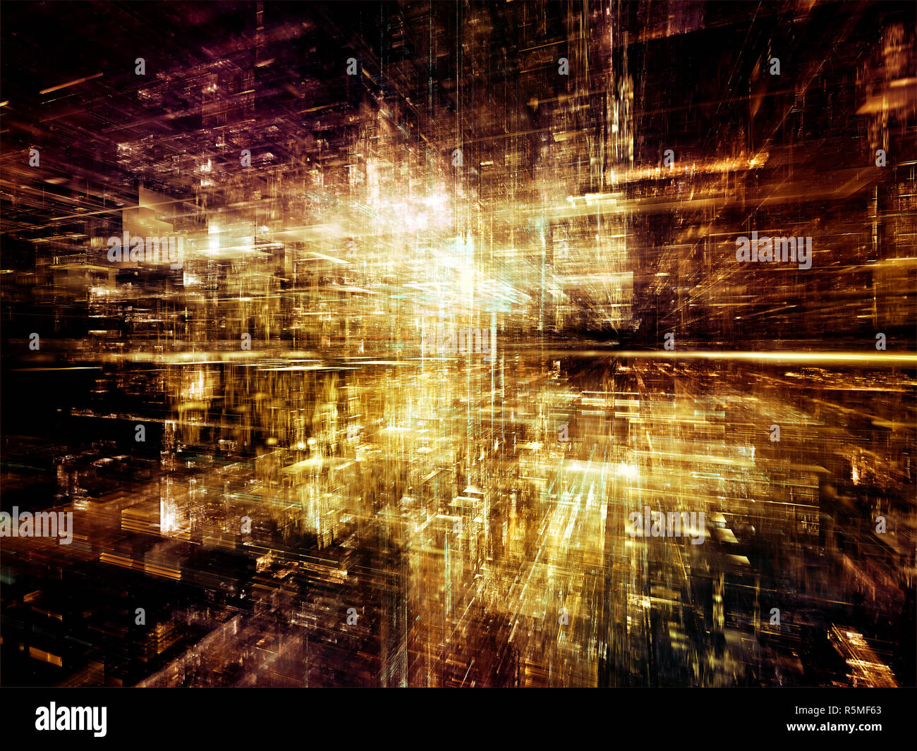 Lights of Digital World Stock Photo - Alamy