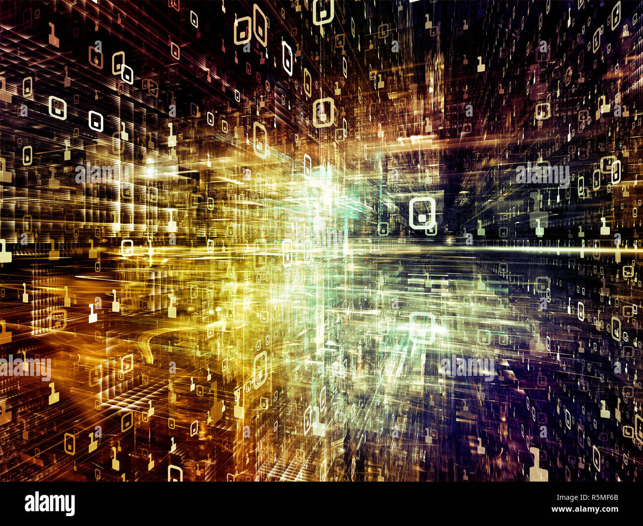 Elegance of Digital Space Stock Photo - Alamy