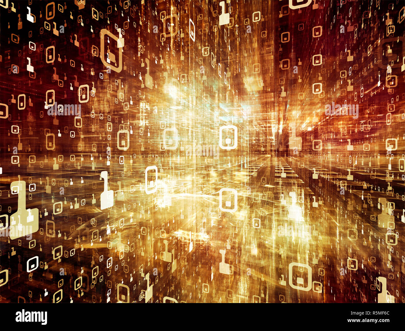 Perspectives of Digital World Stock Photo - Alamy