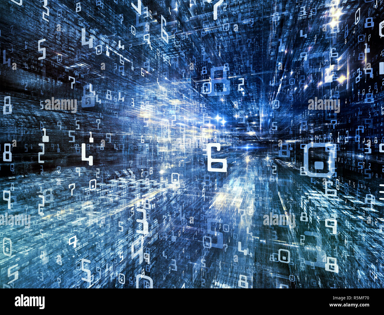 Lights of Digital World Stock Photo - Alamy
