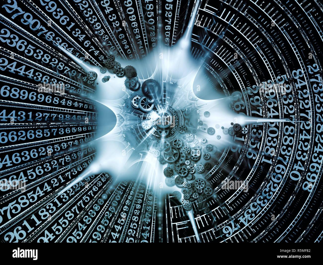 Conceptual World of Numbers Stock Photo - Alamy