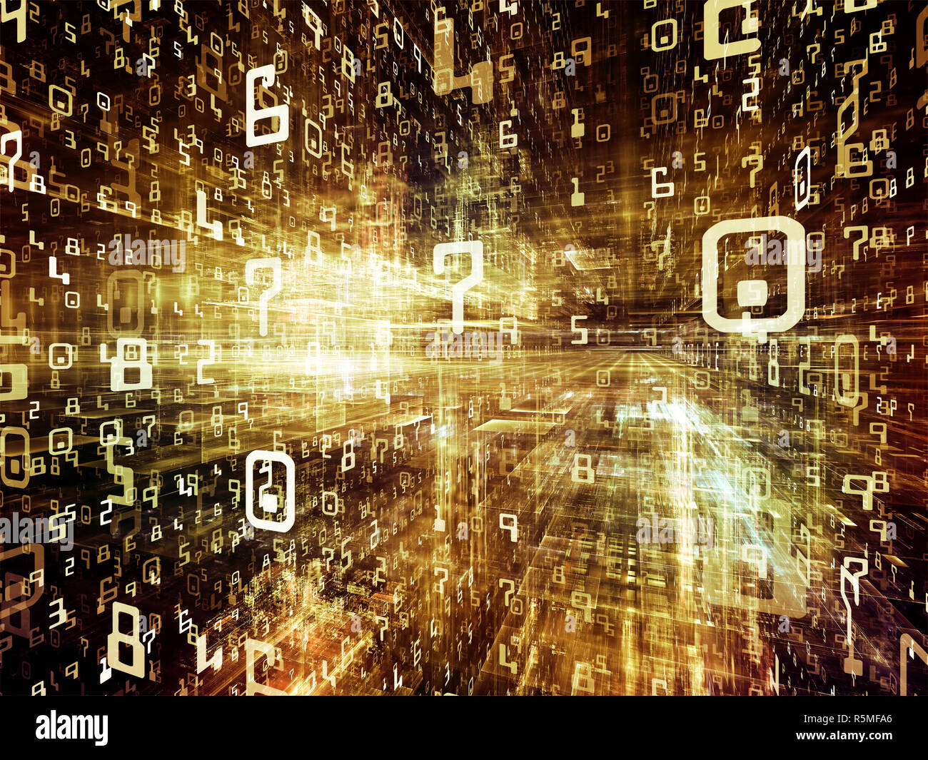 Inner Life of Digital Space Stock Photo - Alamy