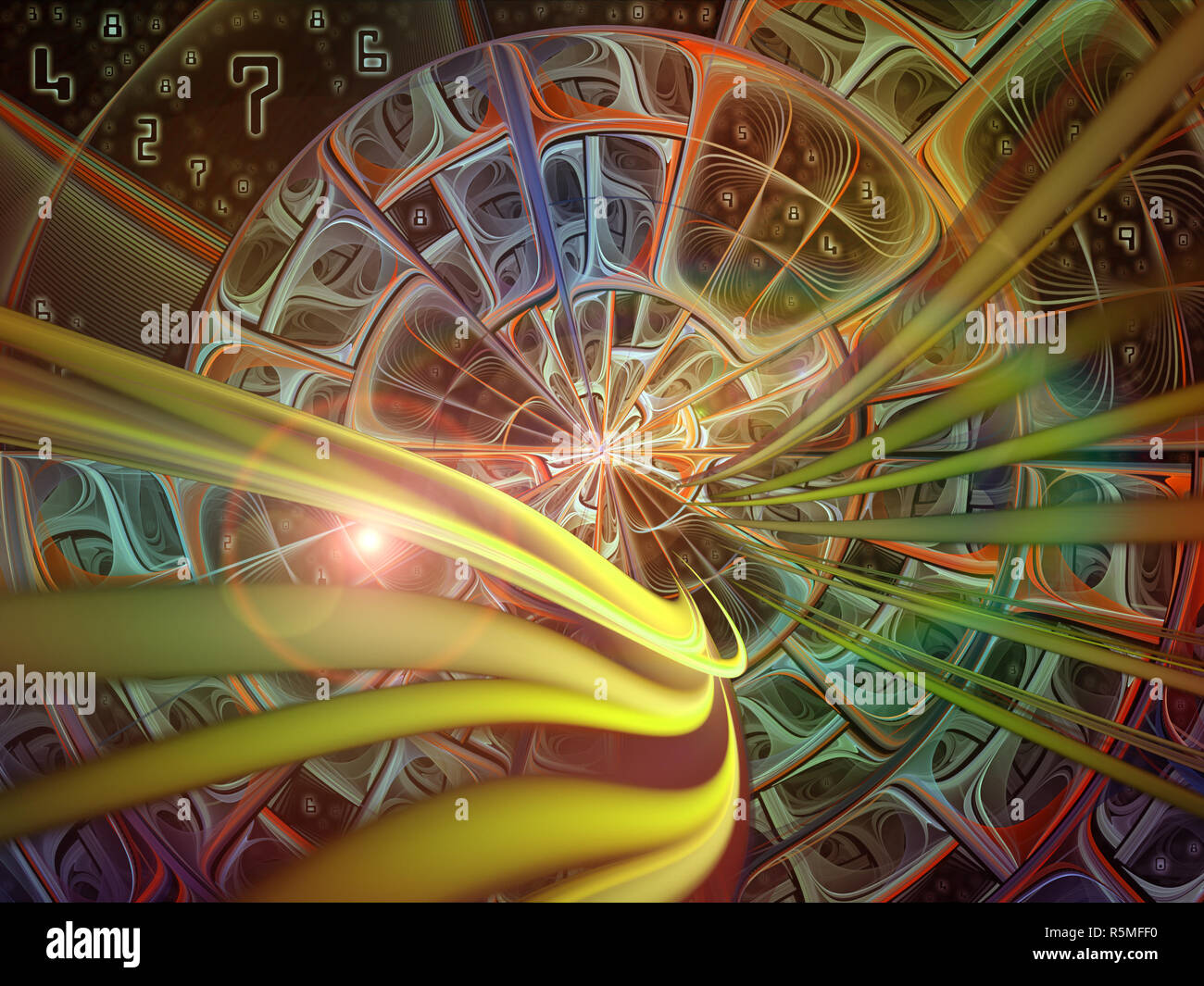 Processing Digital World Stock Photo - Alamy