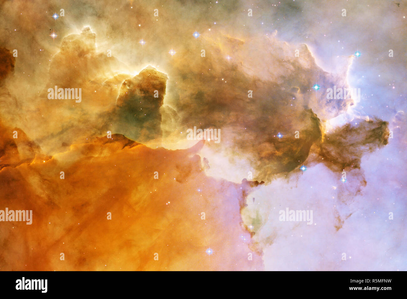 Stars, galaxies and nebulas in awesome cosmic image. Elements of this ...