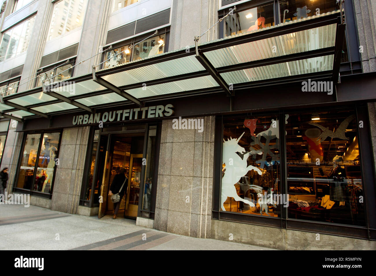 NEW YORK, NY - DECEMBER 13: Urban Outfitters Holiday Windows on ...