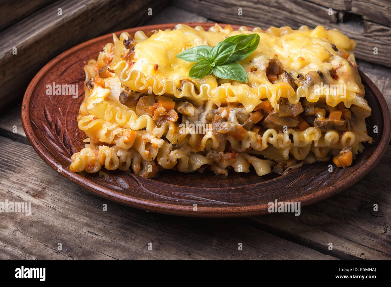 italian traditional lasagna Stock Photo - Alamy