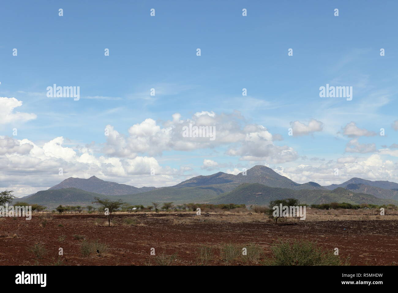 the landscapes in north kenya Stock Photo - Alamy