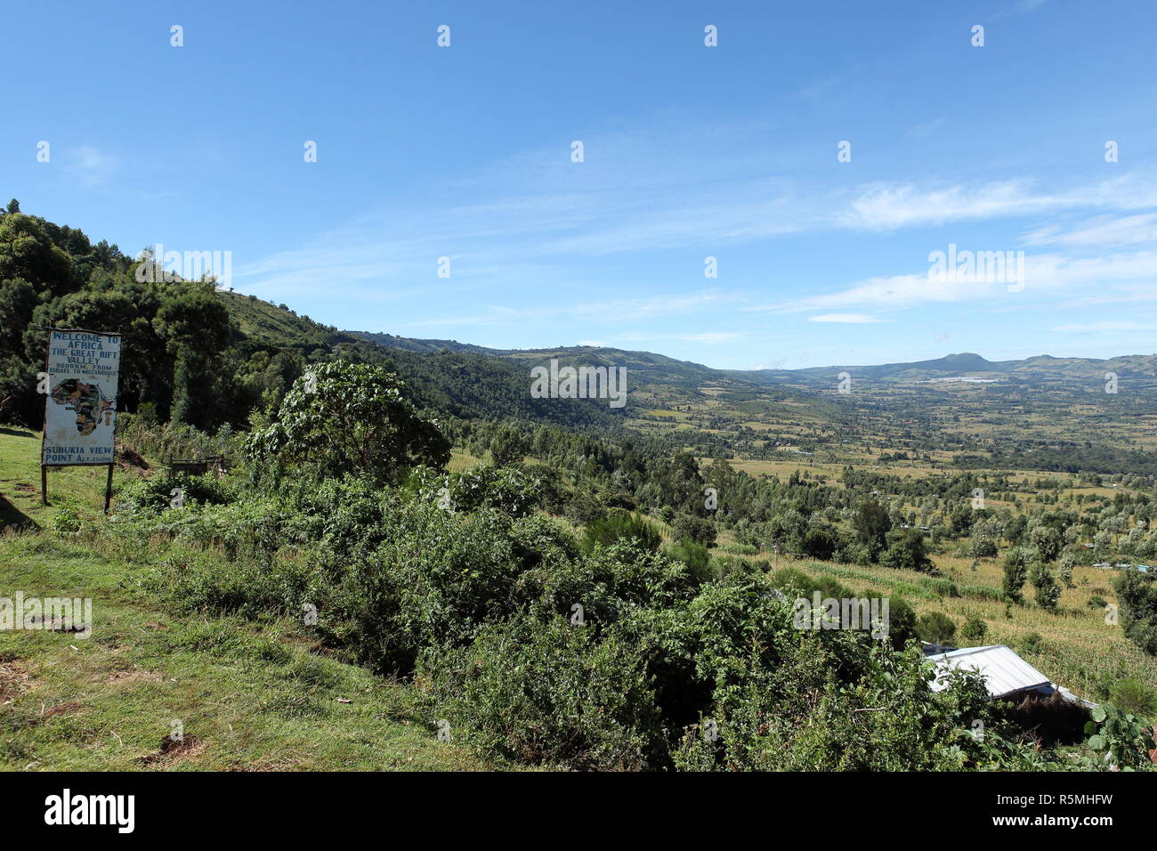 the landscapes in north kenya Stock Photo - Alamy