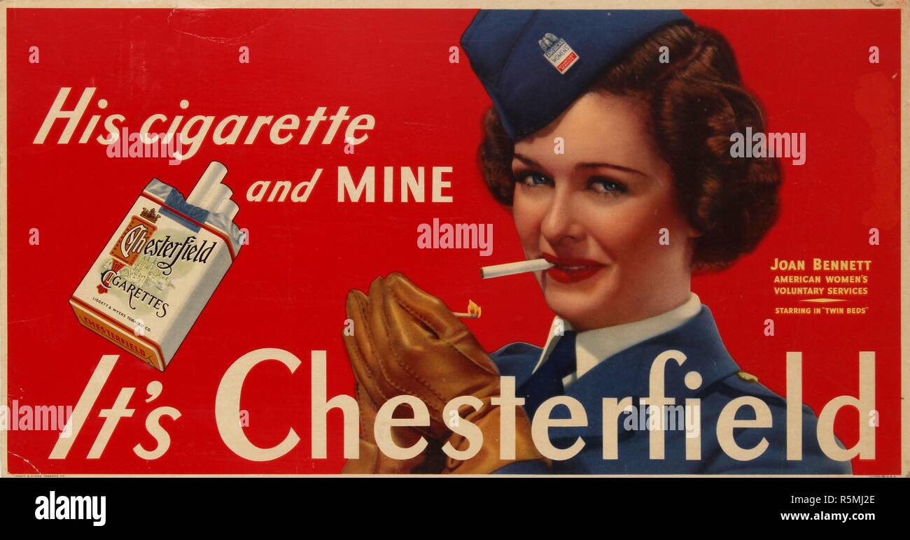 Chesterfield cigarettes hi-res stock photography and images - Alamy