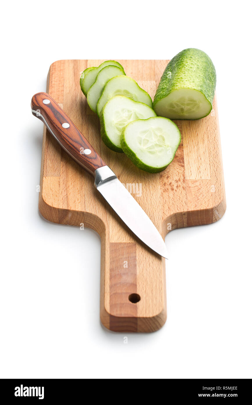 Fresh sliced cucumber Stock Photo - Alamy