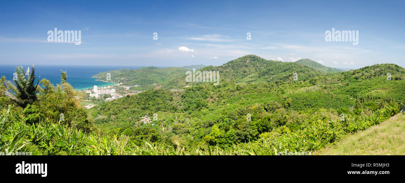 Mountain view of Phuket panorama Stock Photo - Alamy