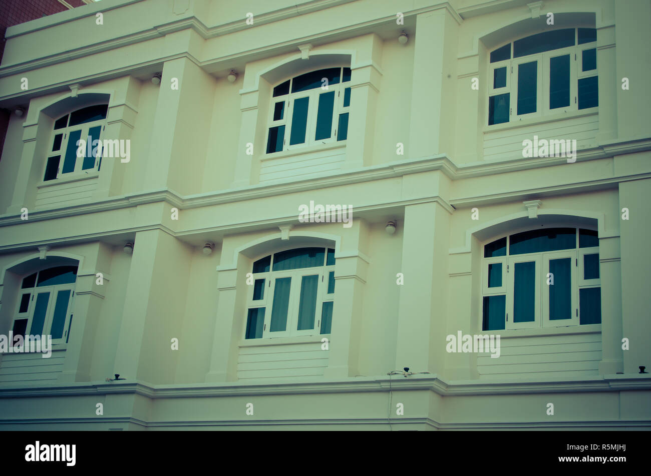 Vintage Building window Stock Photo - Alamy