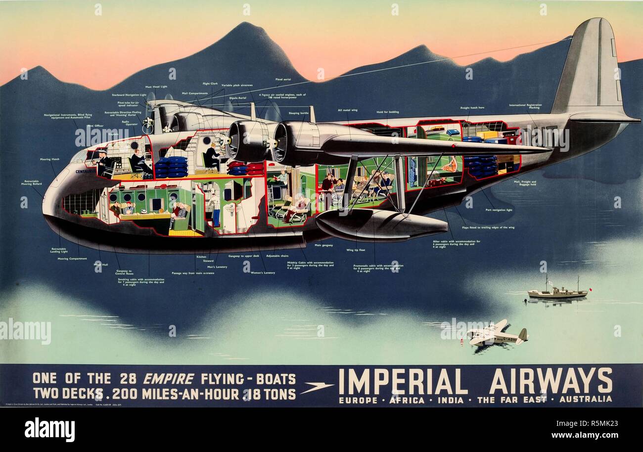 Imperial flying boats hi-res stock photography and images - Alamy