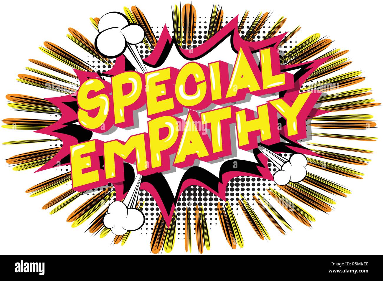 Special Empathy - Vector illustrated comic book style phrase on ...