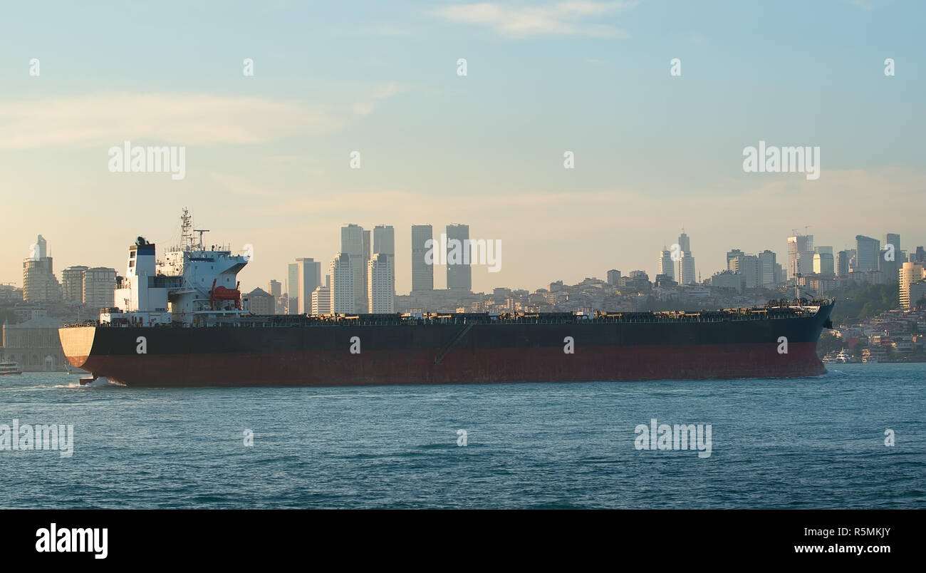 Tanker in Bosphorus Stock Photo - Alamy