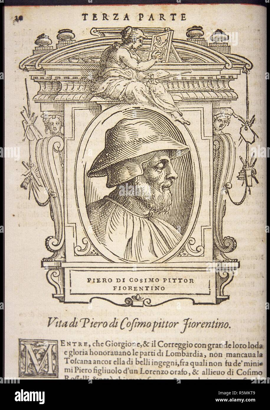 Piero di Cosimo. From: Giorgio Vasari, The Lives of the Most Excellent ...