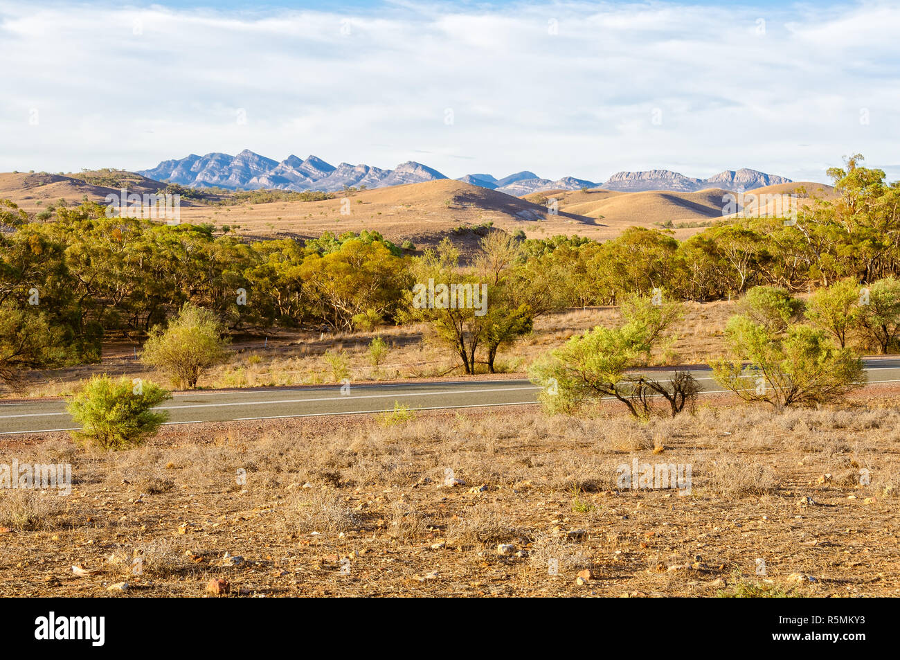 View from Rawnsley Lookout - Flinders Ranges Stock Photo - Alamy