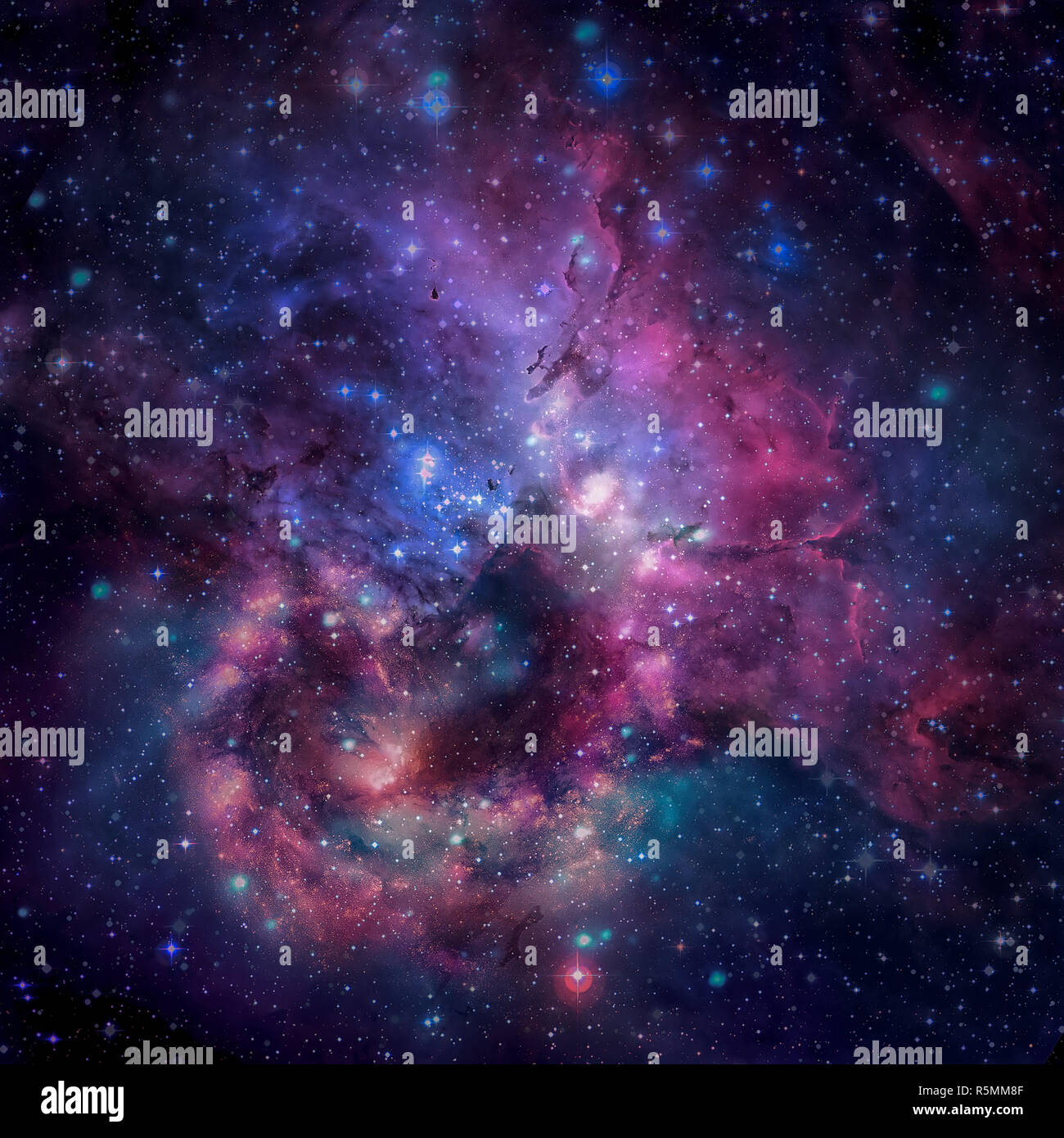 Colorful space nebula. Elements of this image furnished by NASA Stock ...