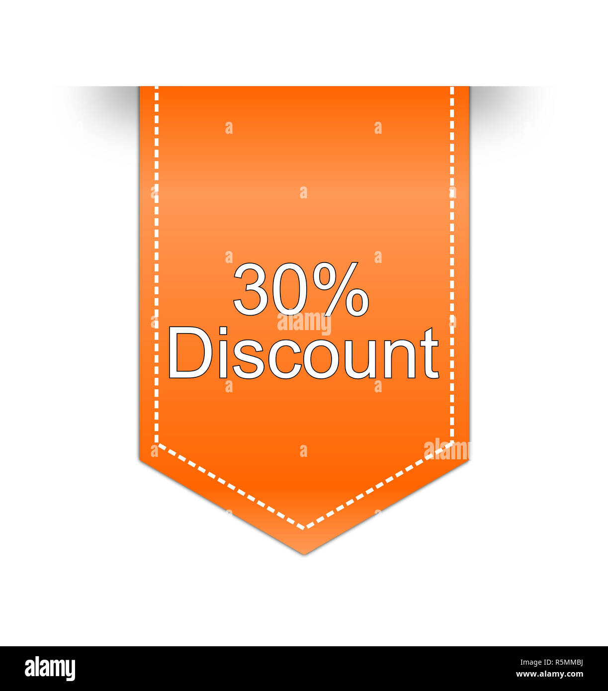orange 30% Discount label - illustration Stock Photo - Alamy