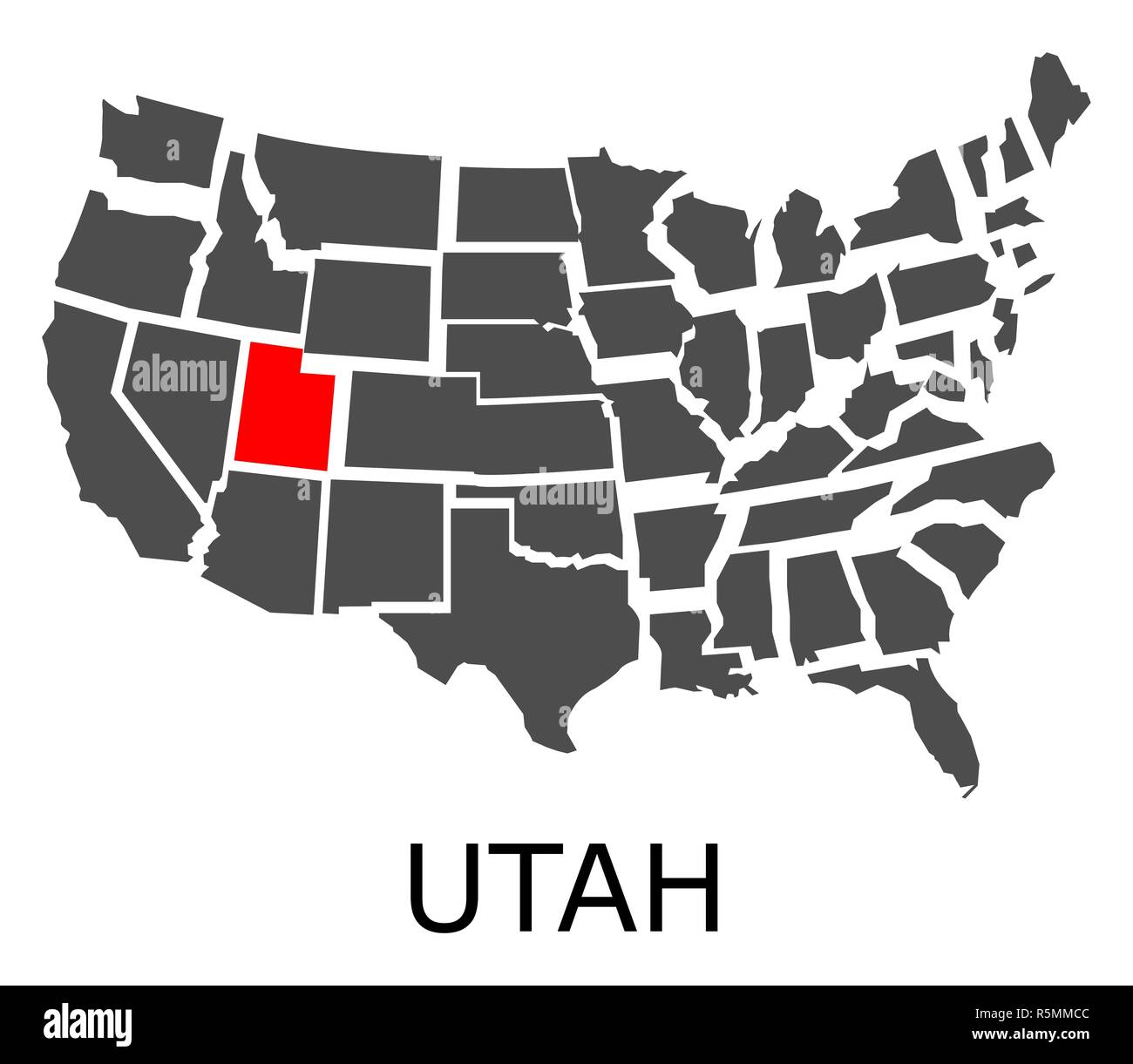 Border utah Cut Out Stock Images & Pictures - Alamy