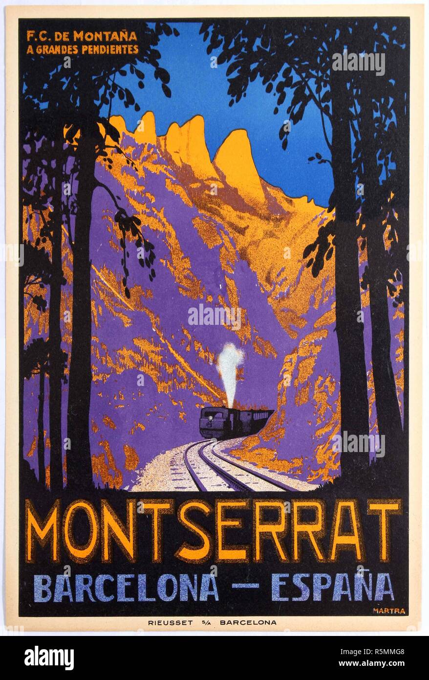 Montserrat poster hi-res stock photography and images - Alamy