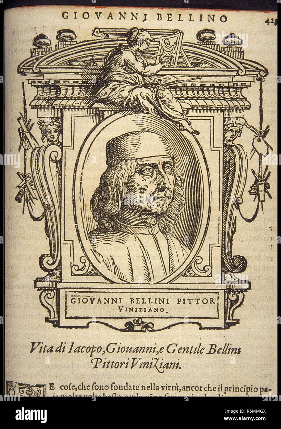 Giovanni Bellini. From: Giorgio Vasari, The Lives of the Most Excellent ...