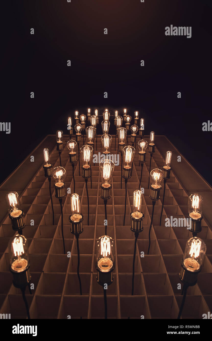Retro lamp background Stock Photo - Alamy