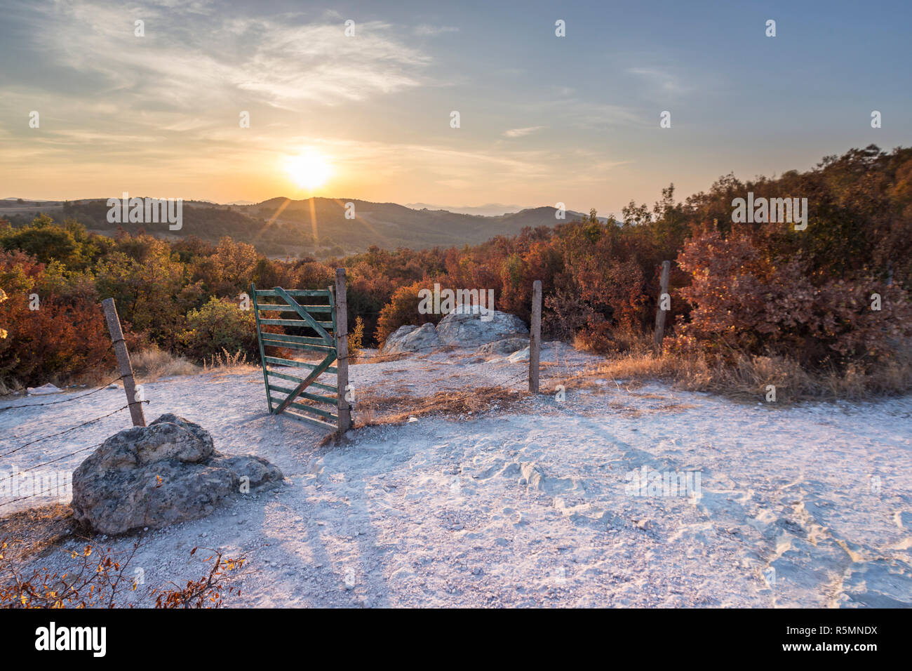 Mushroom rock phenomenton located near Beli Plast village, Bulgaria ...