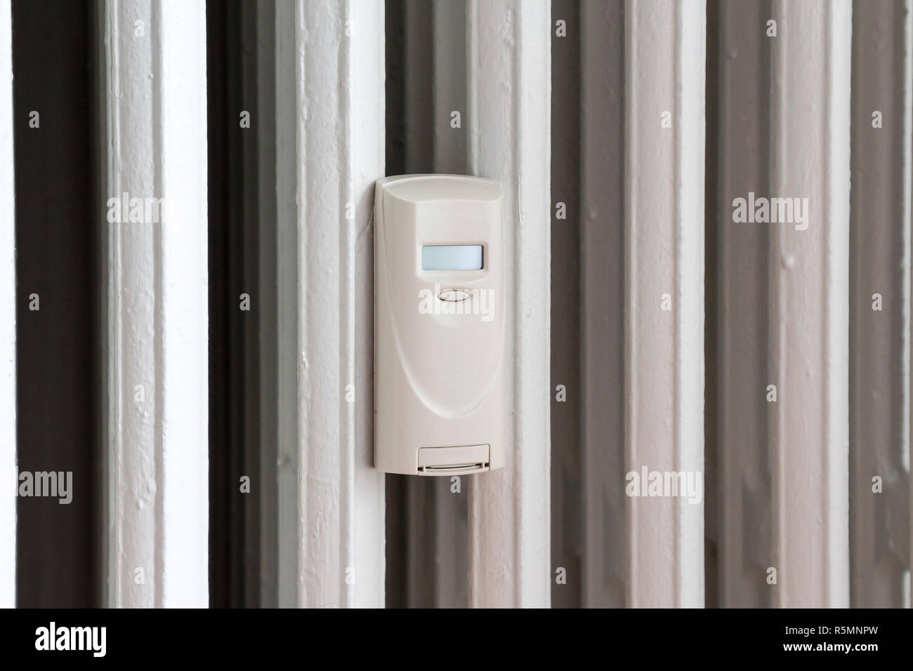 Measurer of thermal energy for radiator Stock Photo - Alamy