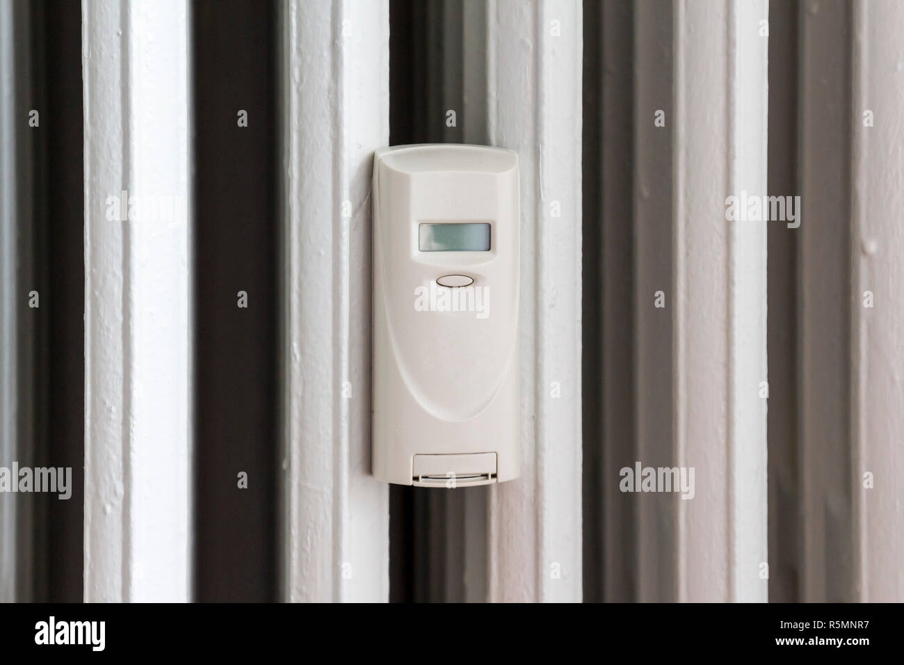 Measurer of thermal energy for radiator Stock Photo - Alamy