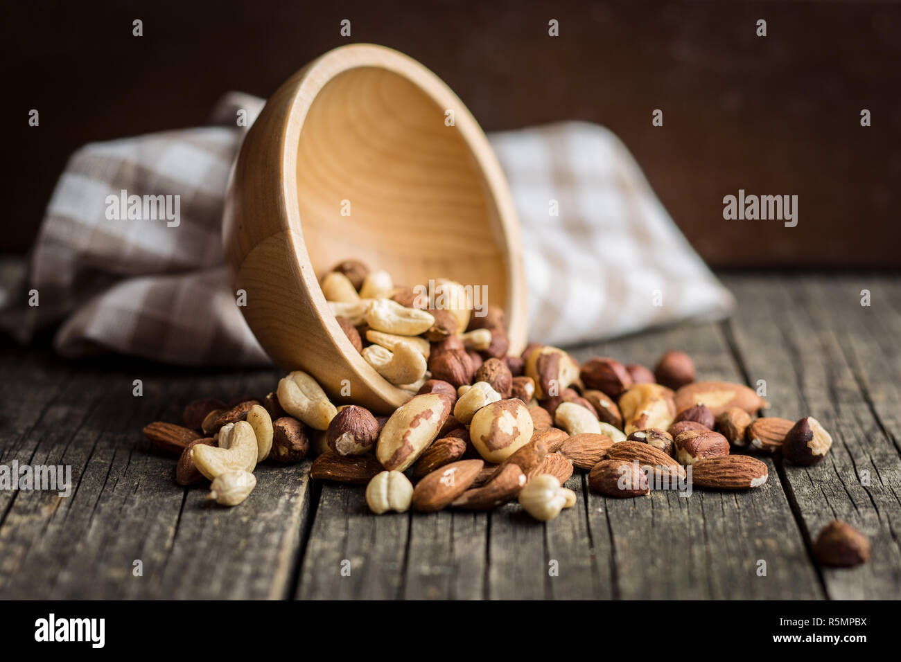Different types of nuts Stock Photo - Alamy
