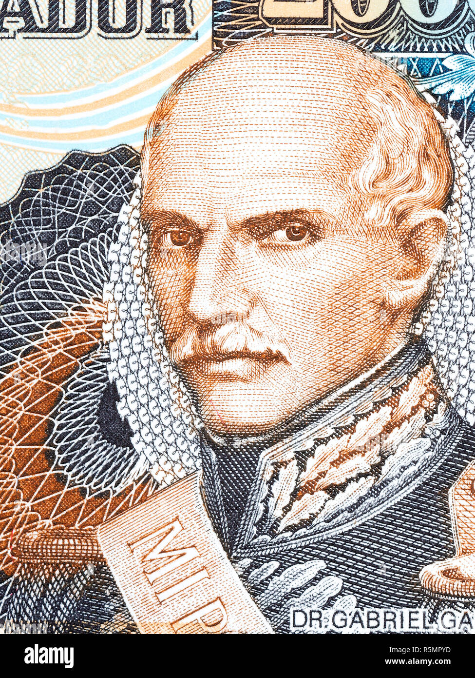 Gabriel Garcia Moreno portrait Stock Photo - Alamy