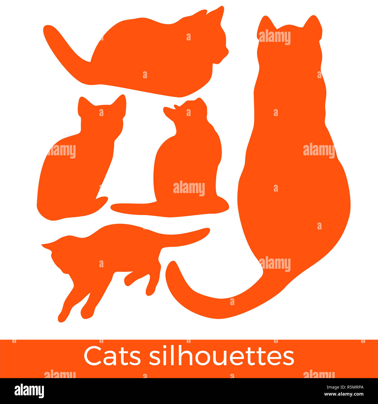 Sitting cat pictogram hi-res stock photography and images - Alamy