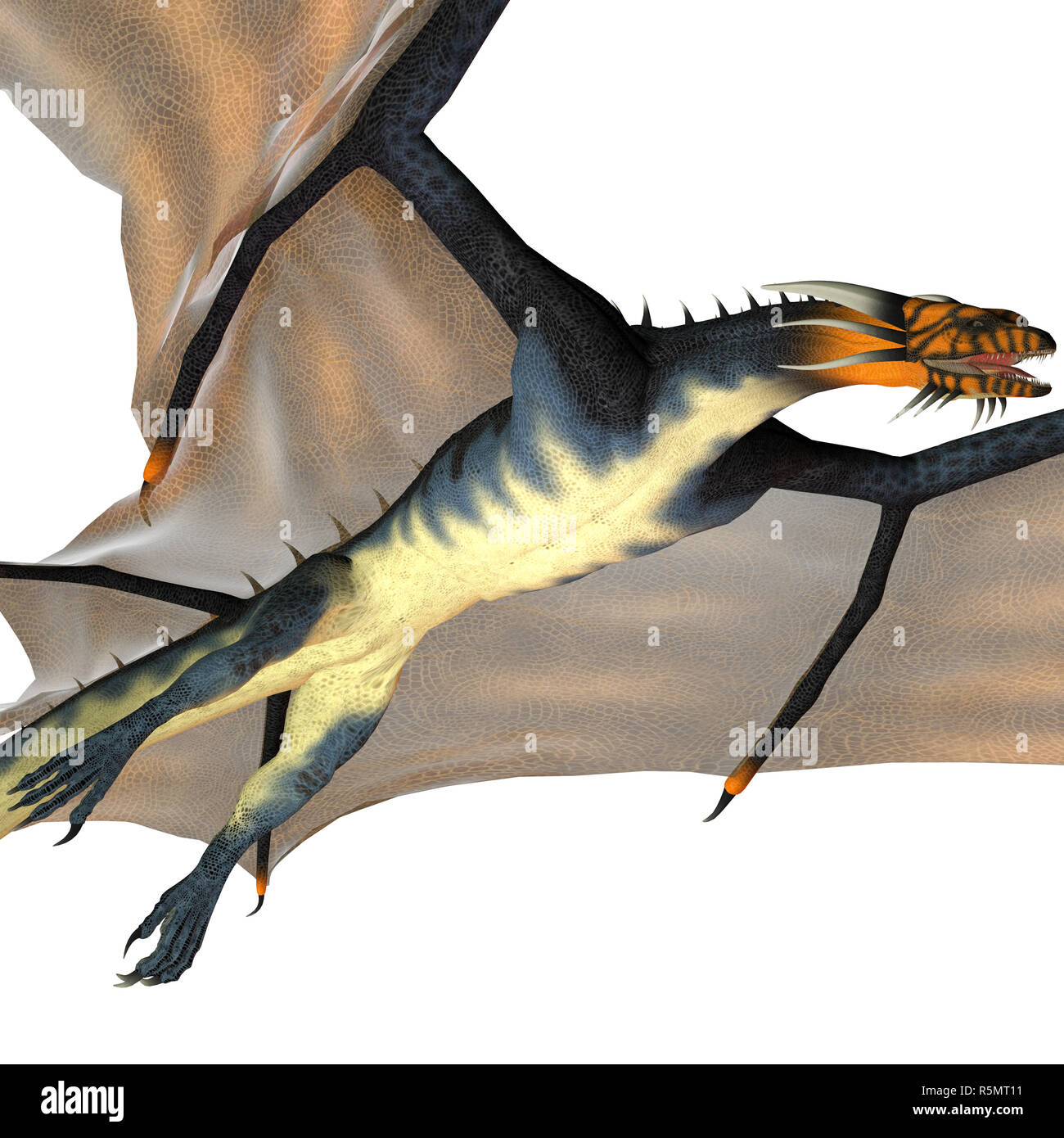 Fire breathing dragon flying hi-res stock photography and images - Alamy