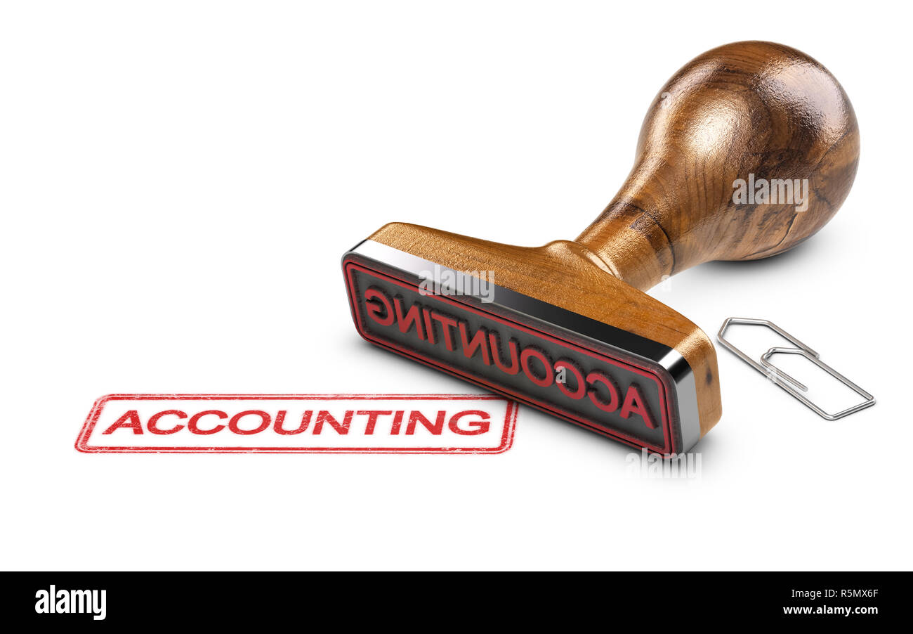 Accountant, Word Accounting Over White Background Stock Photo - Alamy