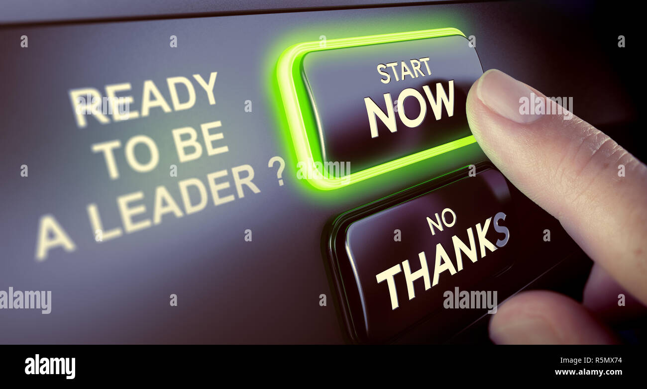 Leadership Team Development. Be a Leader Now Stock Photo - Alamy