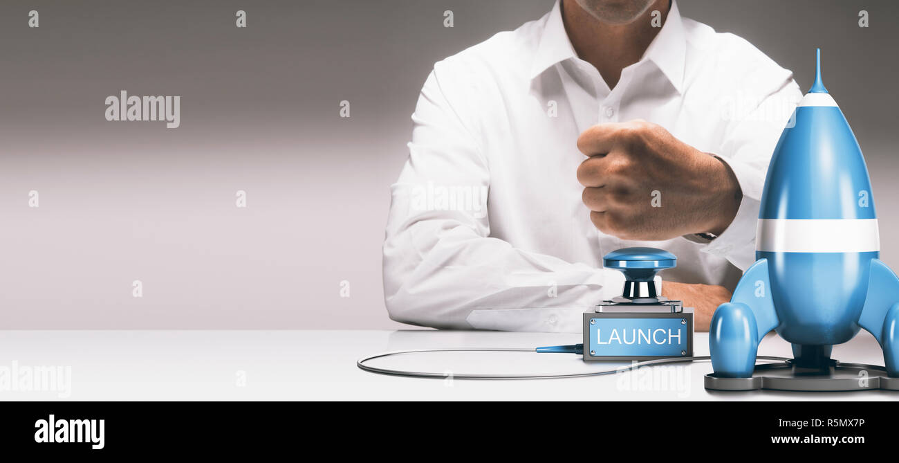 Successful new product or service launch Stock Photo - Alamy