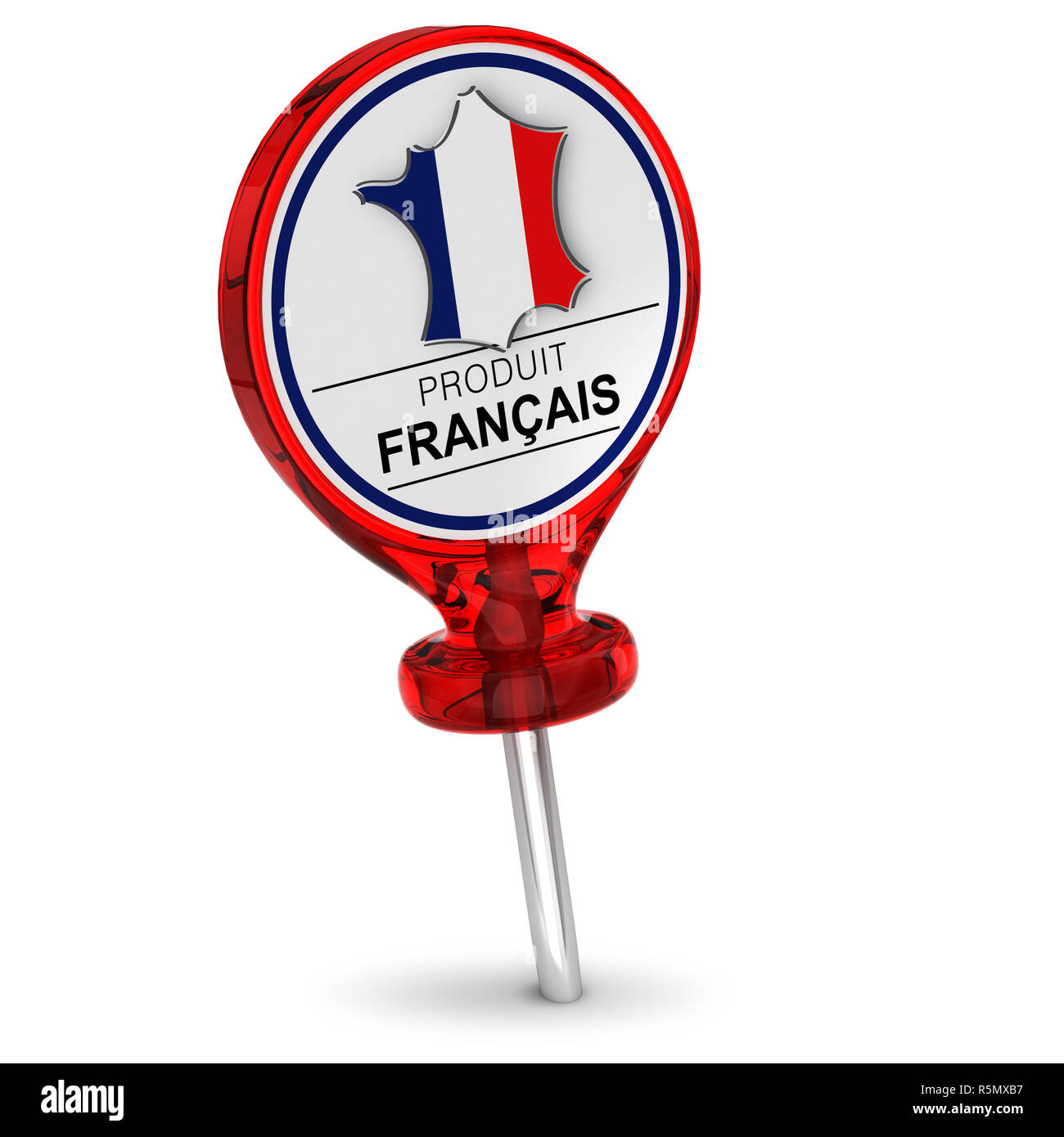 French Product Label Stock Photo - Alamy