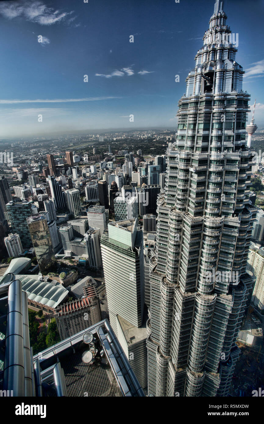 Views of Petronas Towers in Kuala Lumpur,Malaysia Stock Photo - Alamy