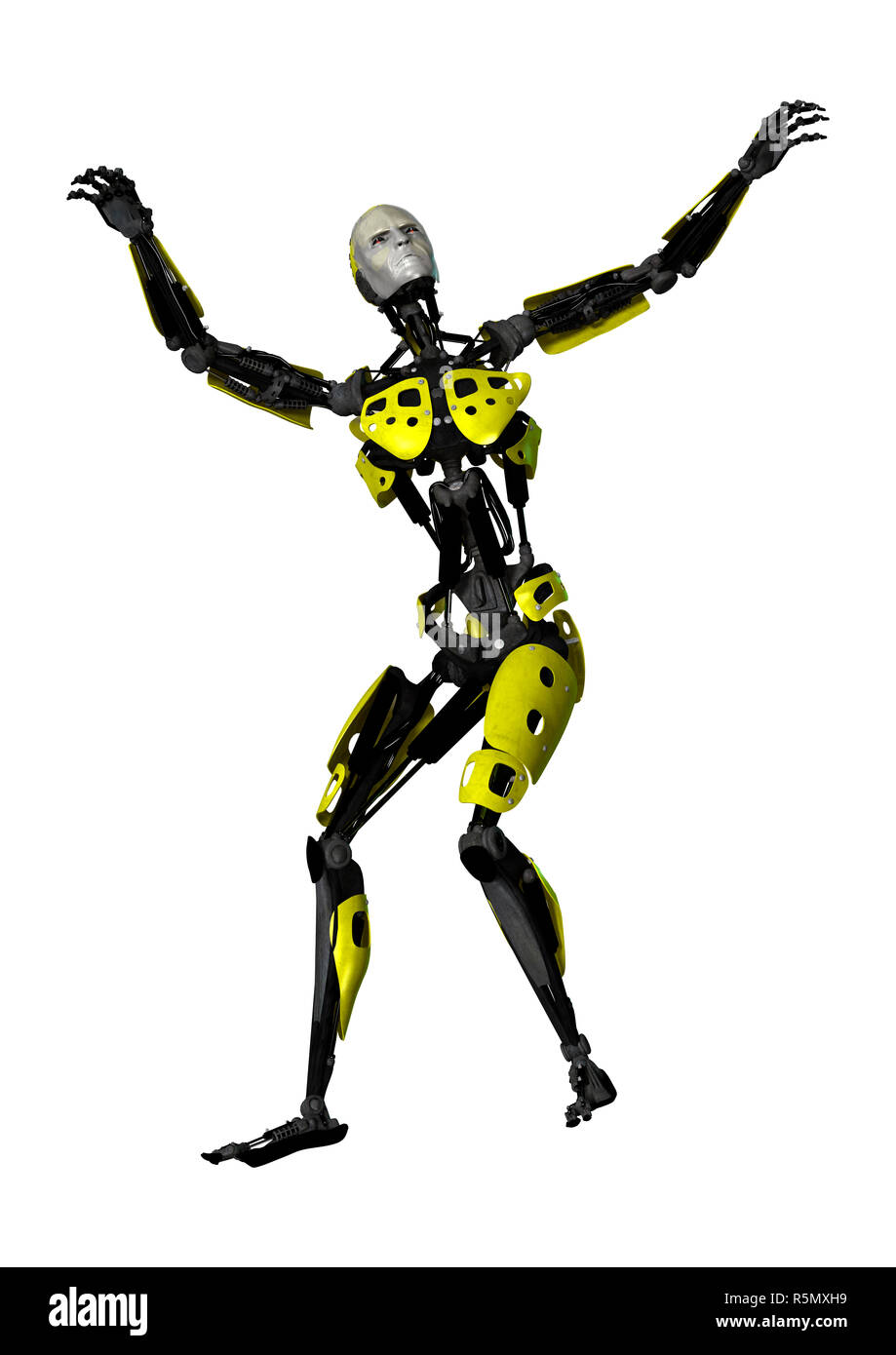 Robot dancing Cut Out Stock Images & Pictures - Alamy