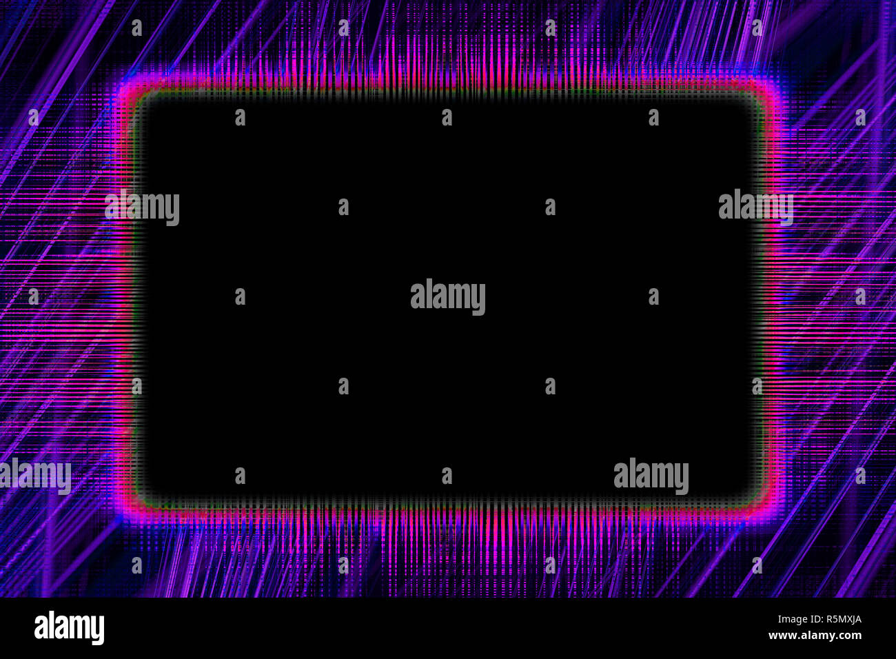 Colourful light beams border Stock Photo - Alamy