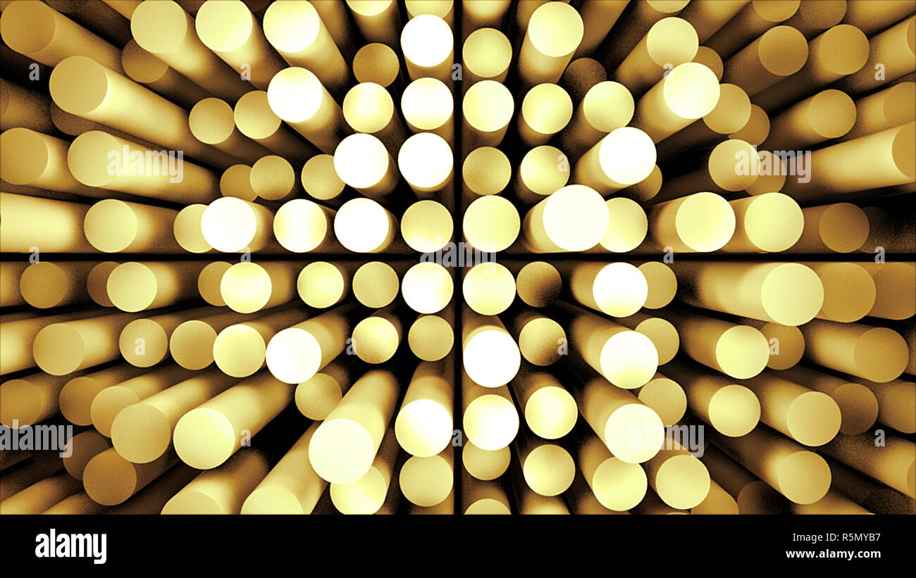 Abstract cylinders and their reflections Stock Photo - Alamy