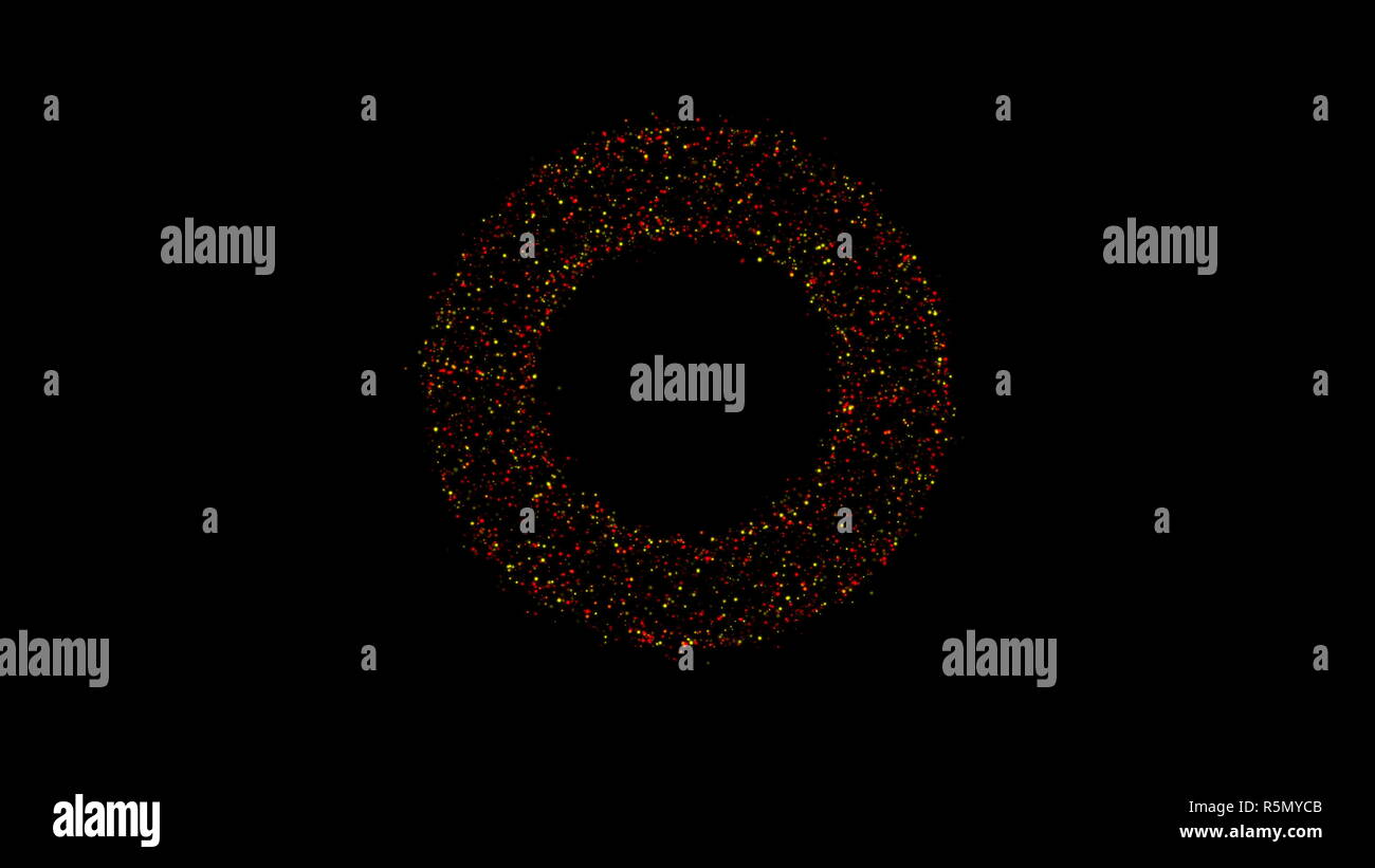 Particle Ring. Energy background Stock Photo - Alamy