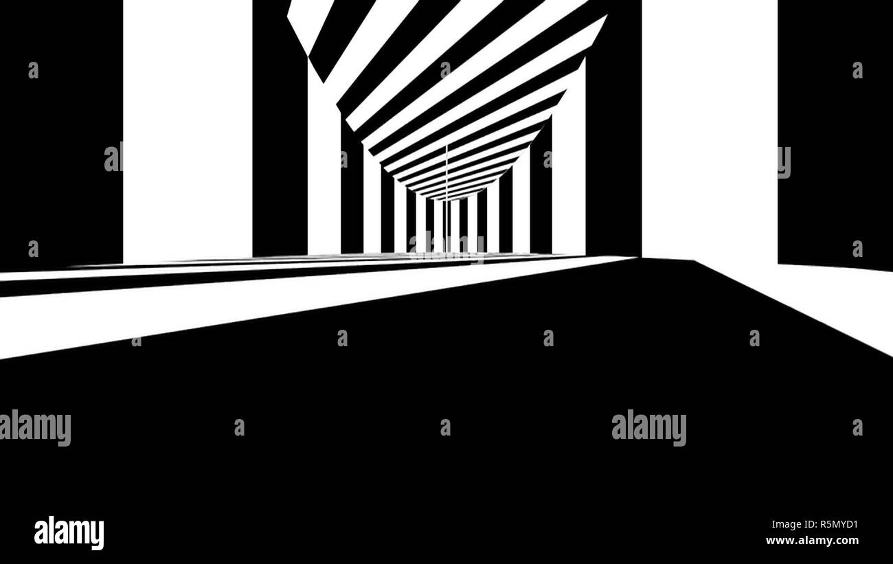 Abstract optical art. Black and white lines Stock Photo - Alamy