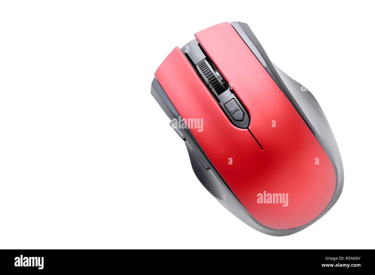 top view of computer mouse isolated on white background Stock Photo - Alamy