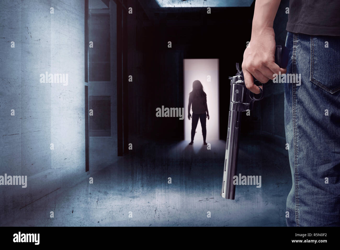 Scary Shadow In Alley High Resolution Stock Photography and Images - Alamy