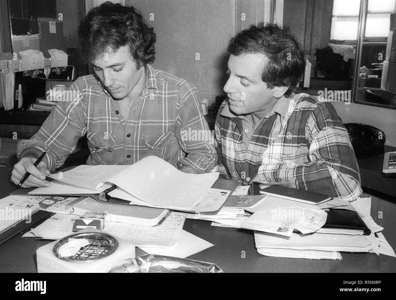 Ian Schrager and Steve Rubell at Studio 54 in 1977 Photo By Adam Scull ...