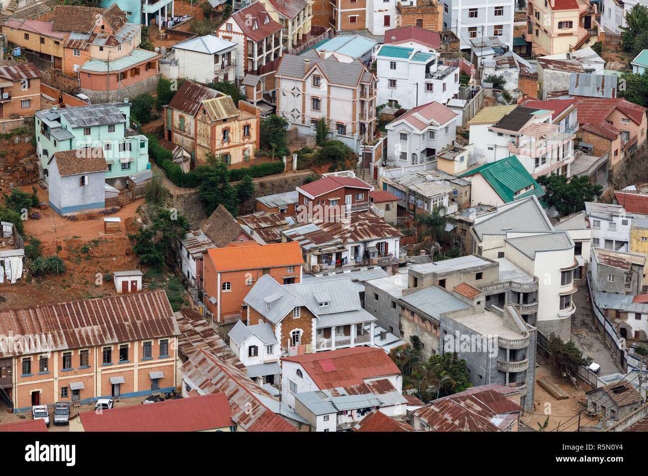 Antananarivo cityscape, capital of Madagascar Stock Photo - Alamy