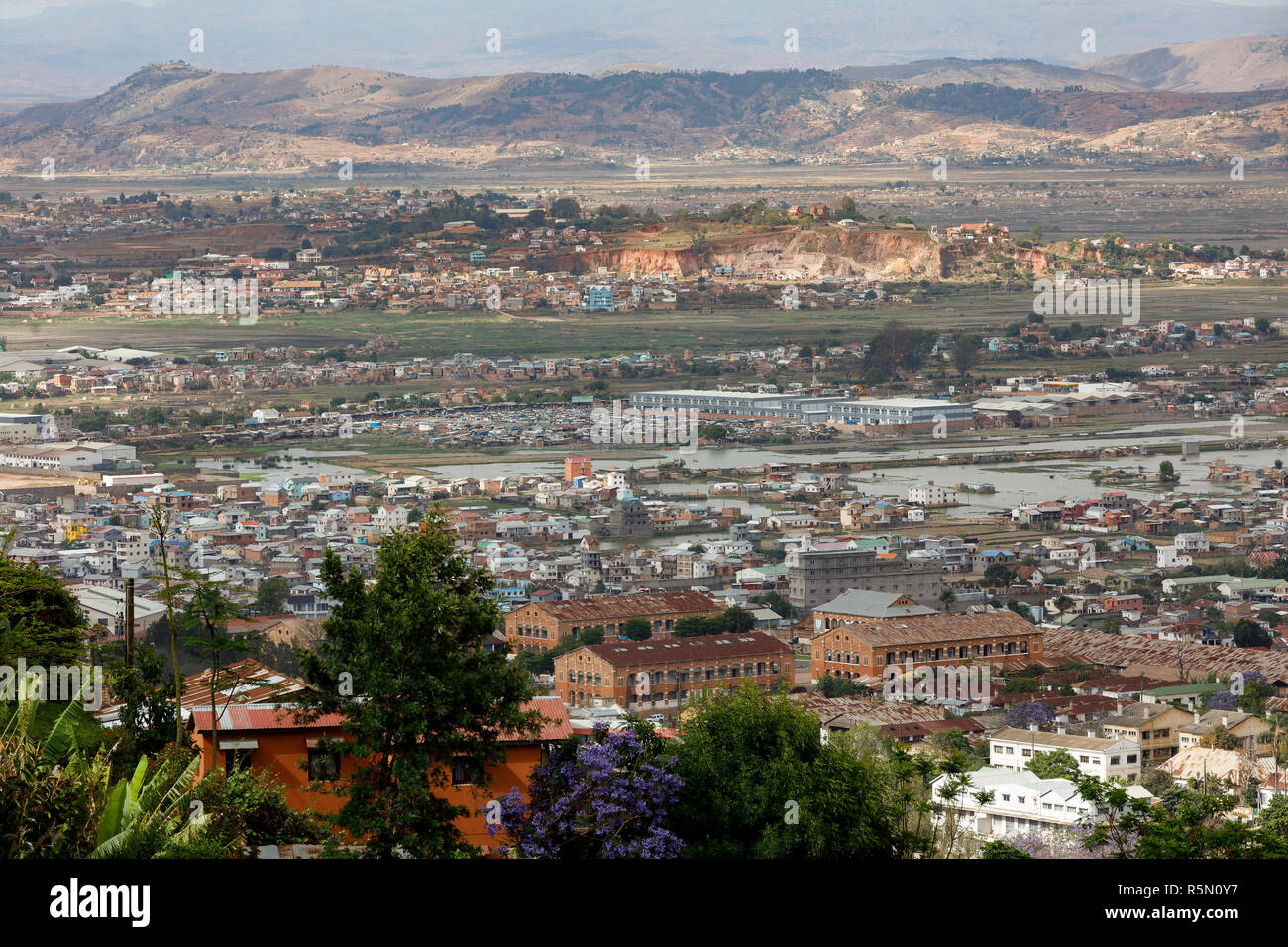 Antananarivo cityscape, capital of Madagascar Stock Photo - Alamy